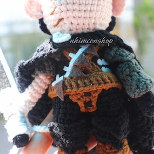 Guts Berserk Character Chibi Plushie Amigurumi Stuffed Toy Doll ...