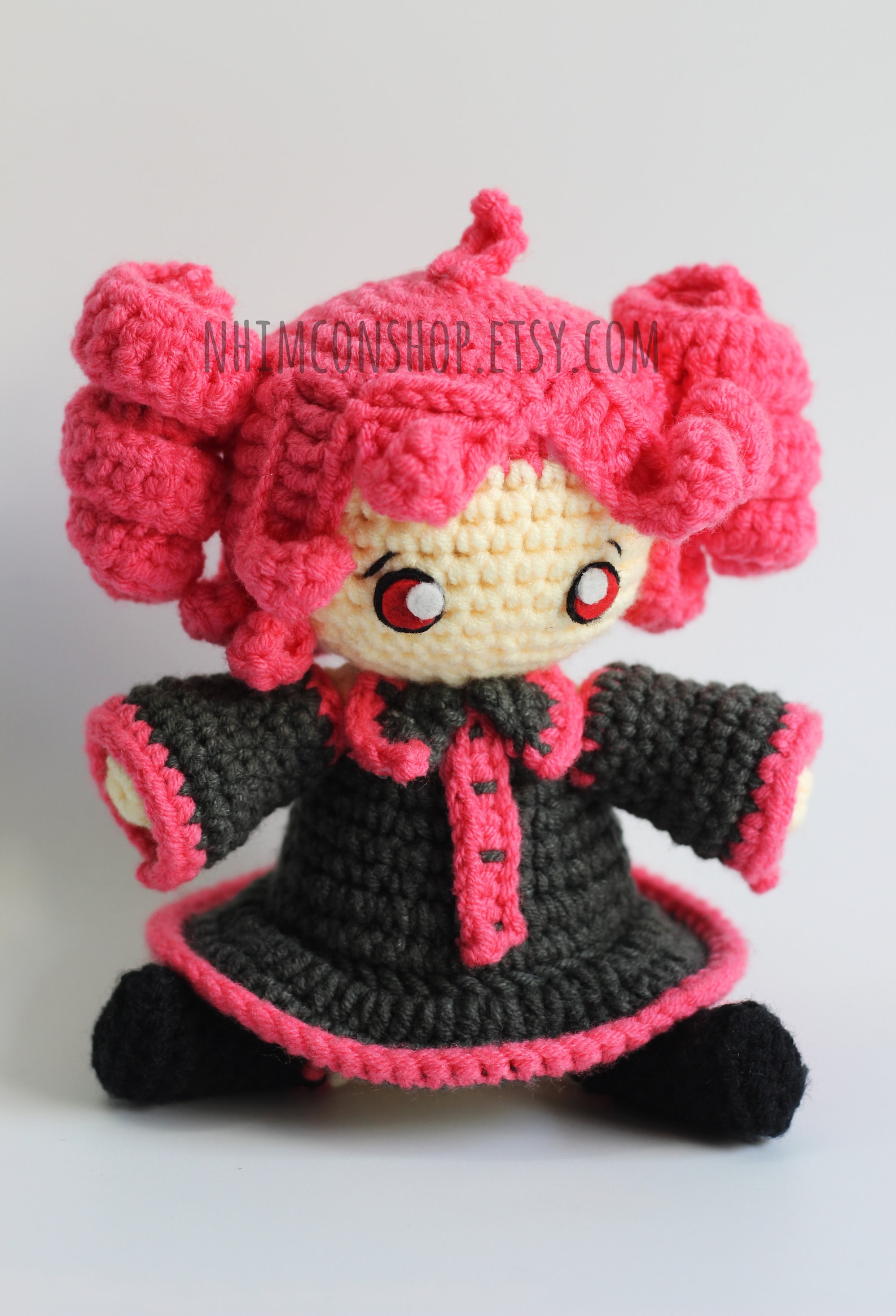 Teto Kasane vocaloid Chibi Plushie Amigurumi Stuffed Toy Doll | Etsy