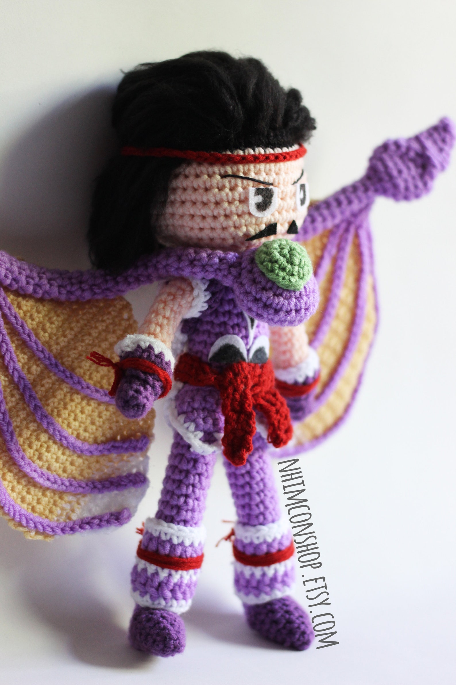 Haschel Legend of Dragoon Character With Wings Chibi Plushie - Etsy