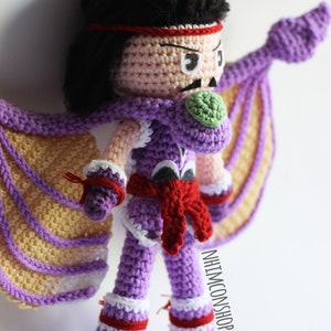 Haschel Legend of Dragoon Character With Wings Chibi Plushie Amigurumi ...