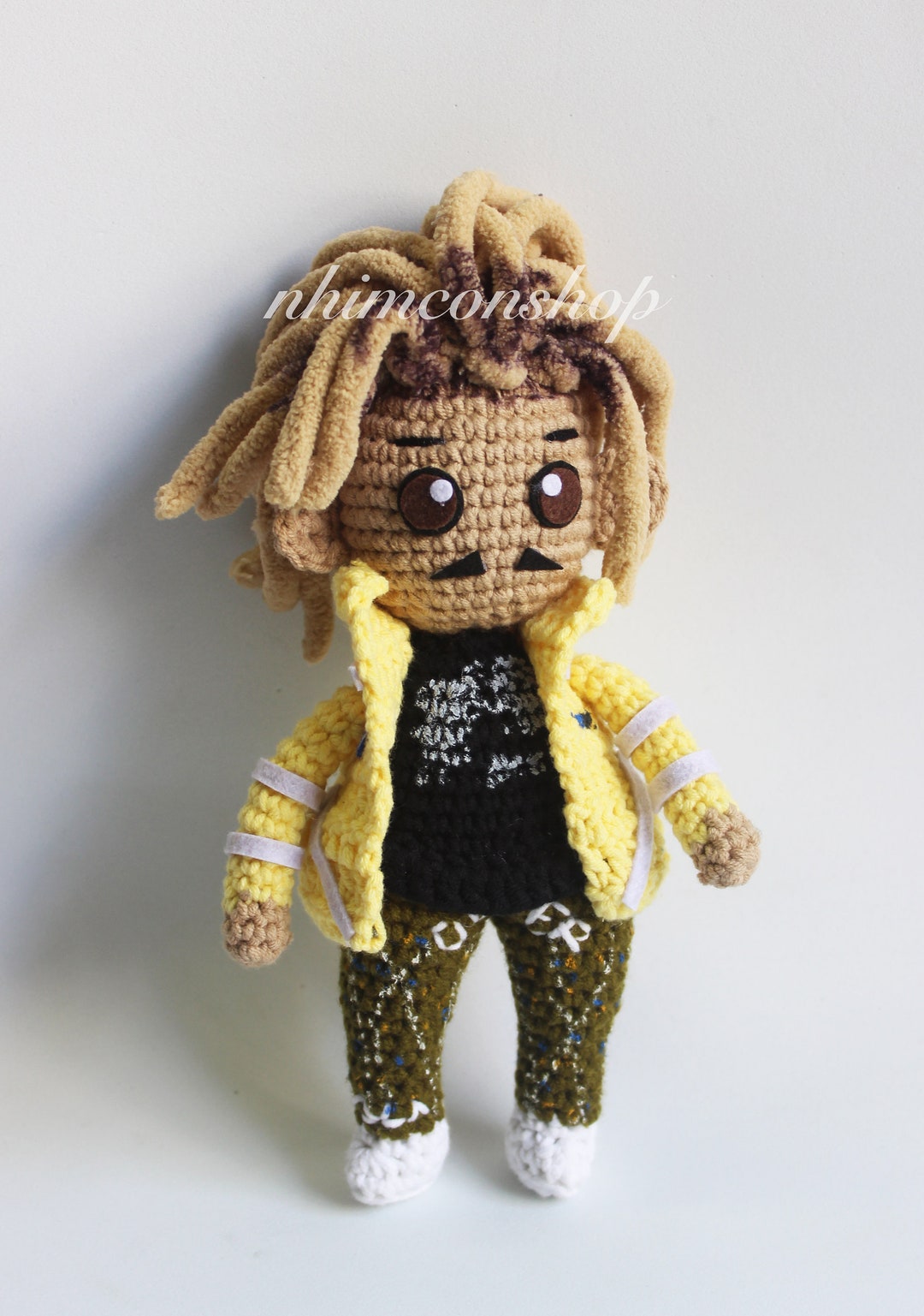 Chibi Rapper Plushie: Custom Crochet Amigurumi Doll - Etsy