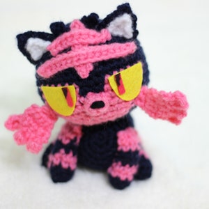 Rowlet Litten Popplio Pokemon Sun Moon Alola Starter Chibi Plushie Amigurumi Stuffed Toy Doll ...