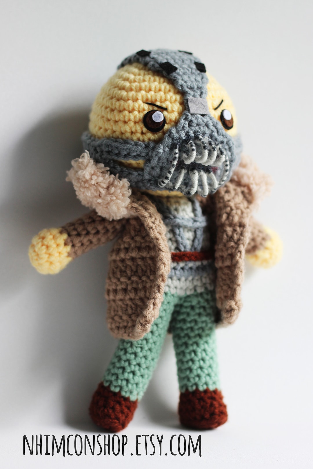 Bane the Scary Masked Character Chibi Plushie Amigurumi Stuffed Toy ...