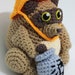 Tanuki Chibi Plush Tanuki Raccoon Plushie Tanuki Amigurumi Stuffed Toy ...