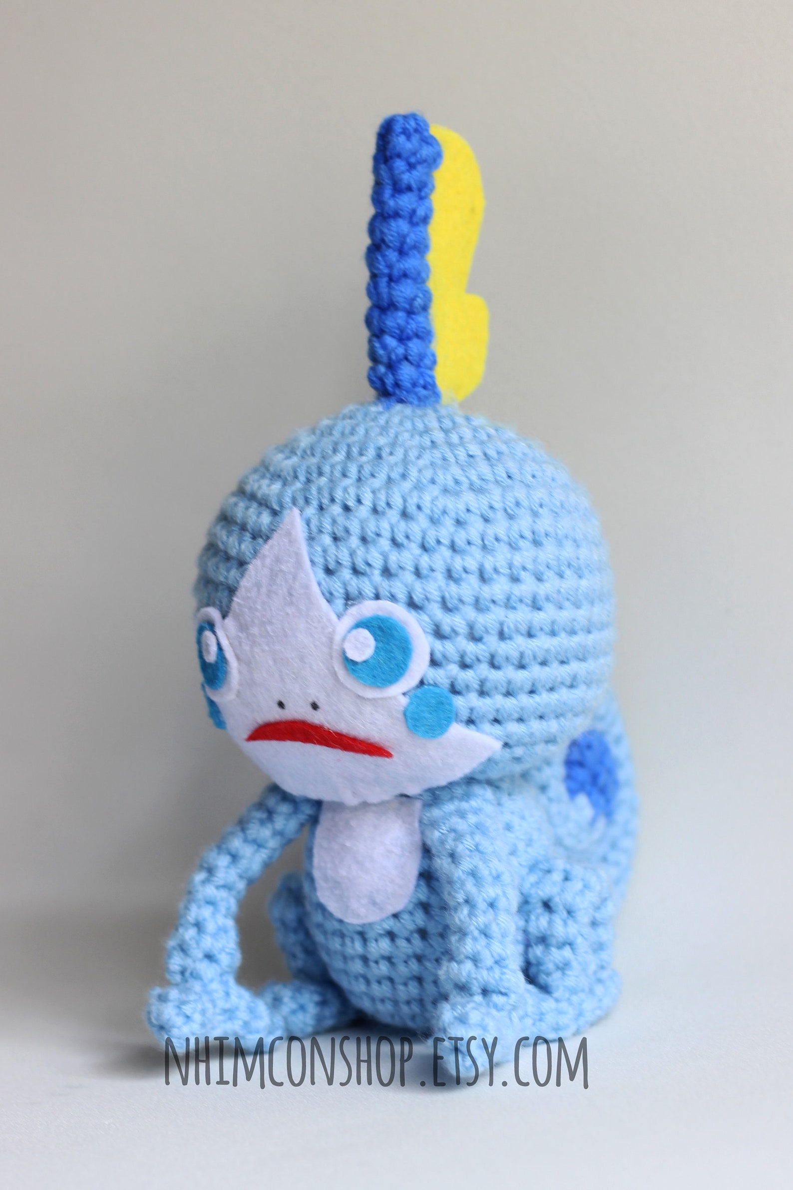 Sobble Pokemon Sword Shield Chibi Plushie Amigurumi Stuffed | Etsy