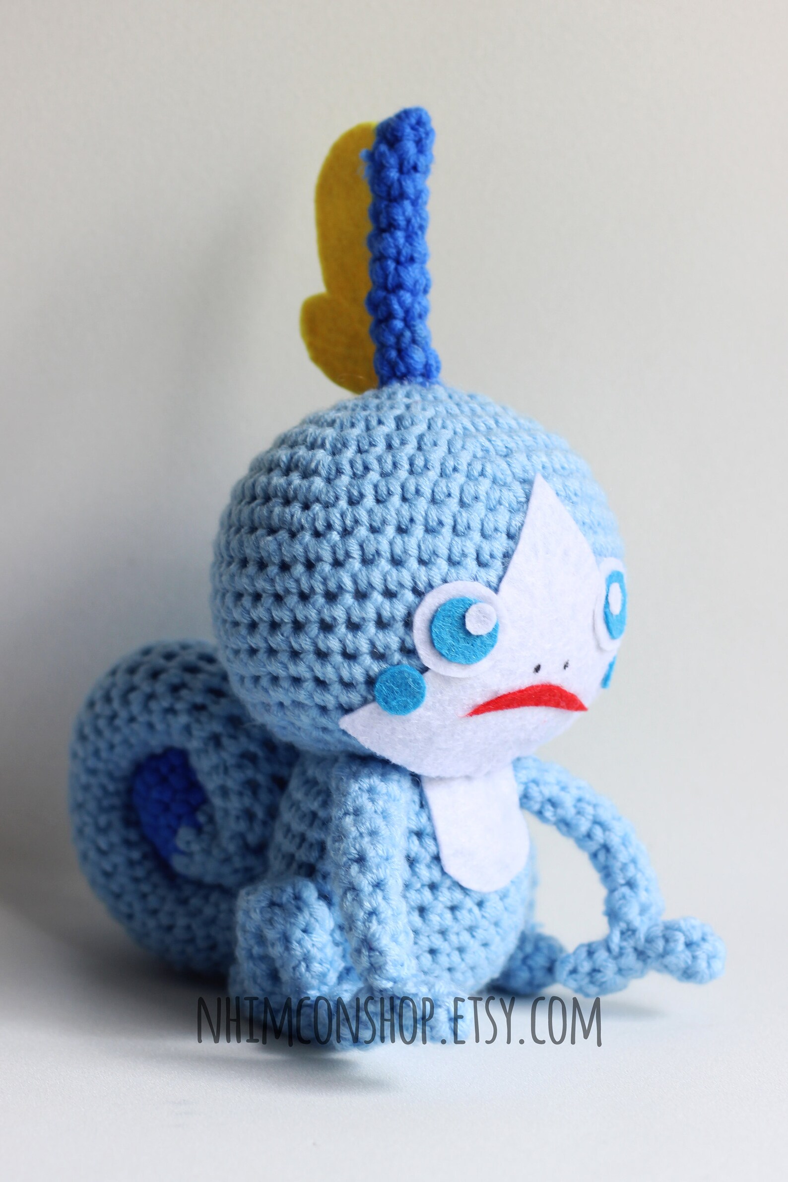 Sobble Pokemon Sword Shield Chibi Plushie Amigurumi Stuffed | Etsy