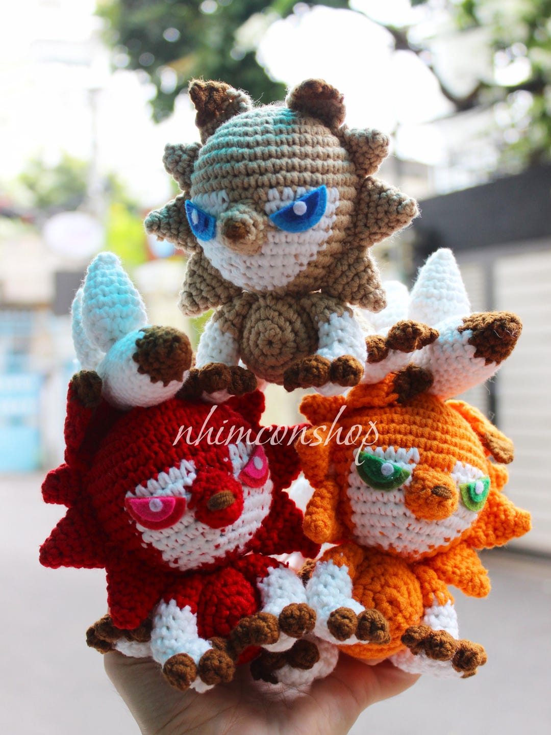 Lycanroc Midday Form Dusk Form Pokemon Sun Moon Alola Chibi Plushie ...