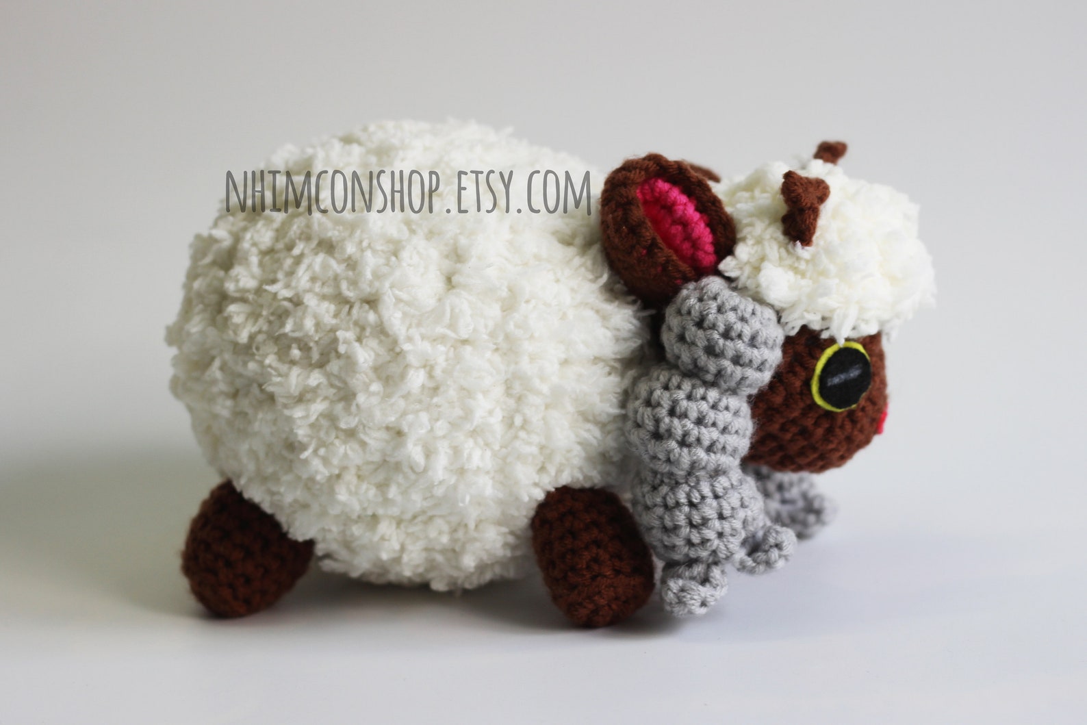Wooloo Sheep Pokemon Sword Shield Chibi Plushie Amigurumi Stuffed Toy ...