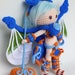 Meru Legend of Dragoon Character With Wings Chibi Plushie Amigurumi ...