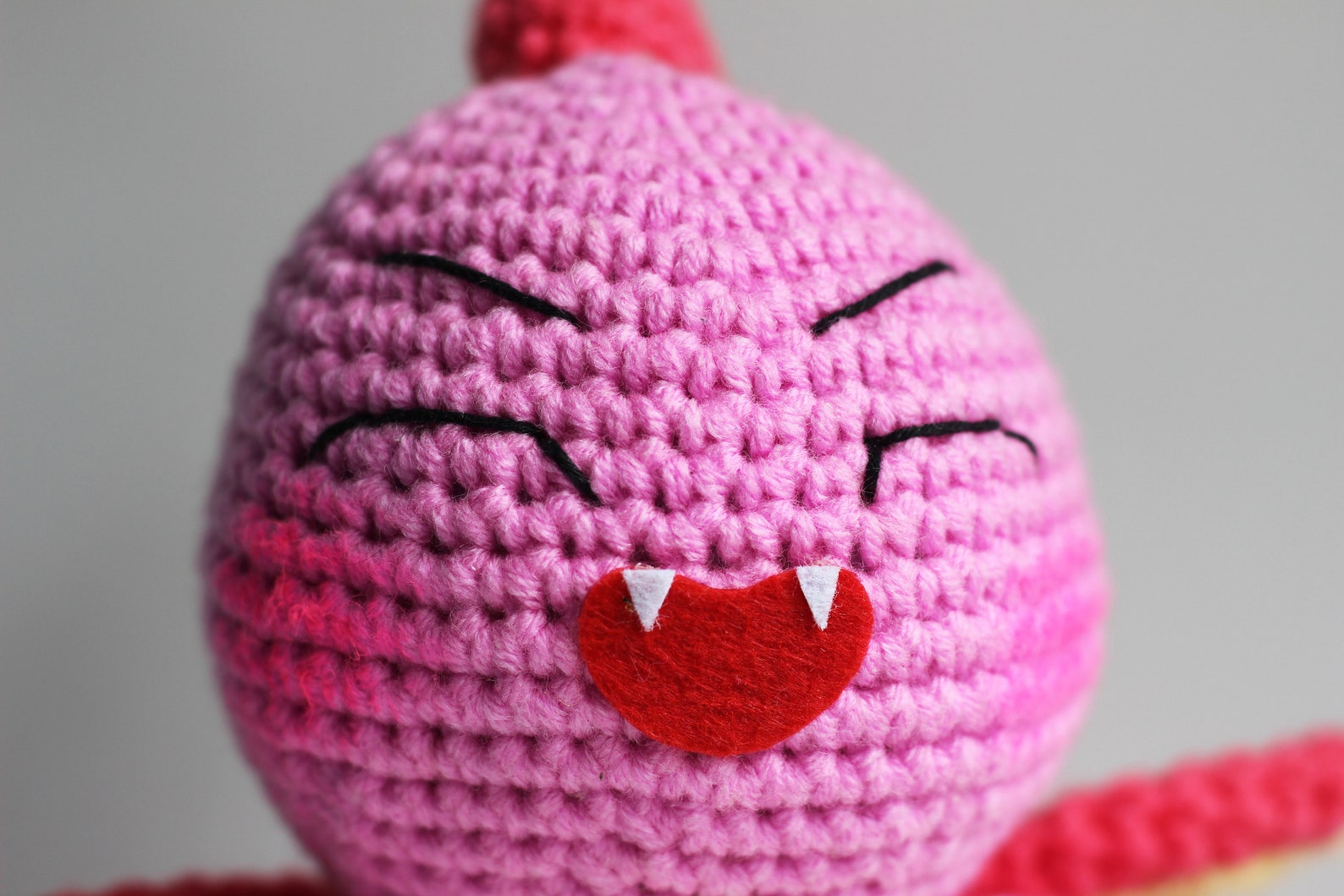 Pink Dinosaur Inspired Muka Muka Paradise Nhi Canh Amigurumi - Etsy