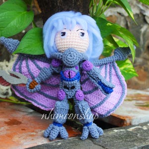 Lloyd Legend of Dragoon Plushie: Handmade Crochet Chibi Doll - Etsy UK