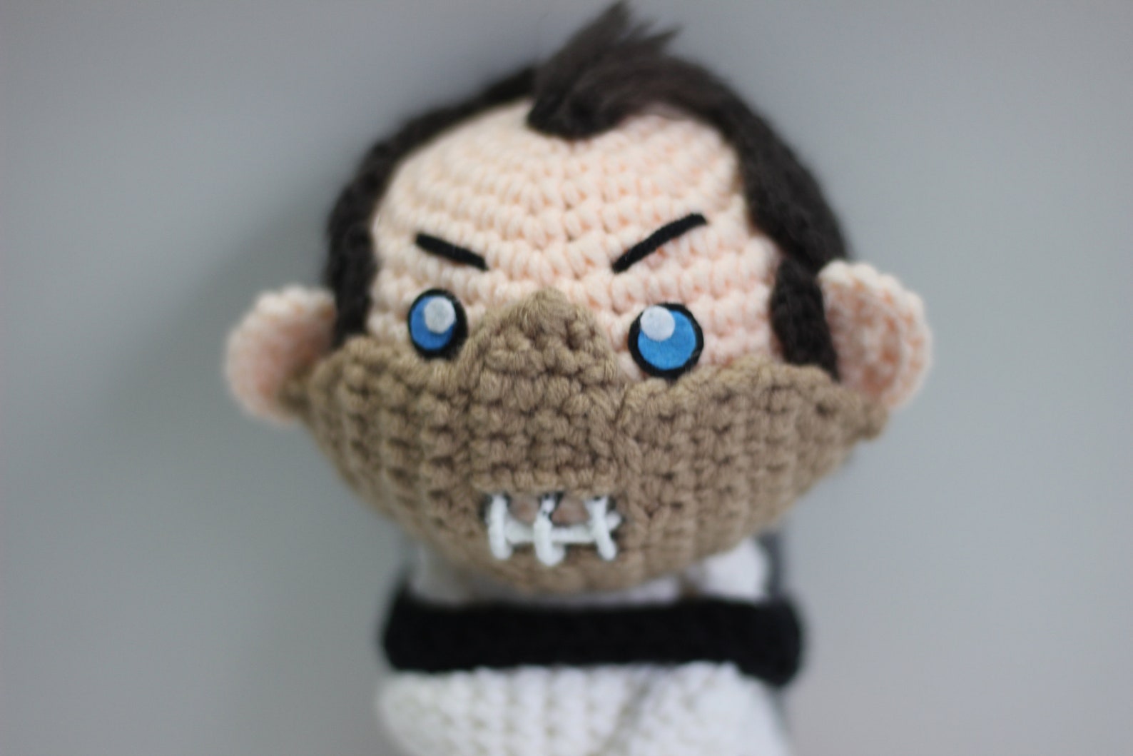 Handmade Hannibal Lecter Crochet Plushie: Movie Character Doll - Etsy