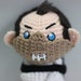 Handmade Hannibal Lecter Crochet Plushie: Movie Character Doll - Etsy