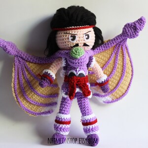 Haschel Legend of Dragoon Character With Wings Chibi Plushie Amigurumi ...