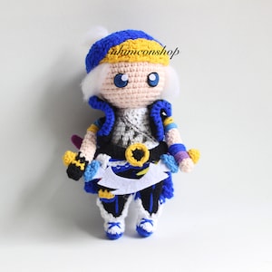 Locke Cole Final Fantasy VI FF6 Chibi Plushie Amigurumi Stuffed Toy ...