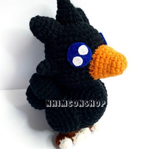 Black Chocobo Kupo Final Fantasy IX FF9 Chibi Plushie Amigurumi Stuffed ...