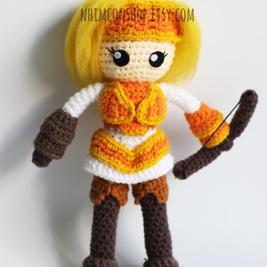 Miranda Legend of Dragoon Character With Wings Chibi Plushie Amigurumi ...