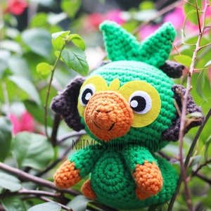 Grookey Pokemon Sword Shield Chibi Plushie Amigurumi Stuffed Toy Doll ...