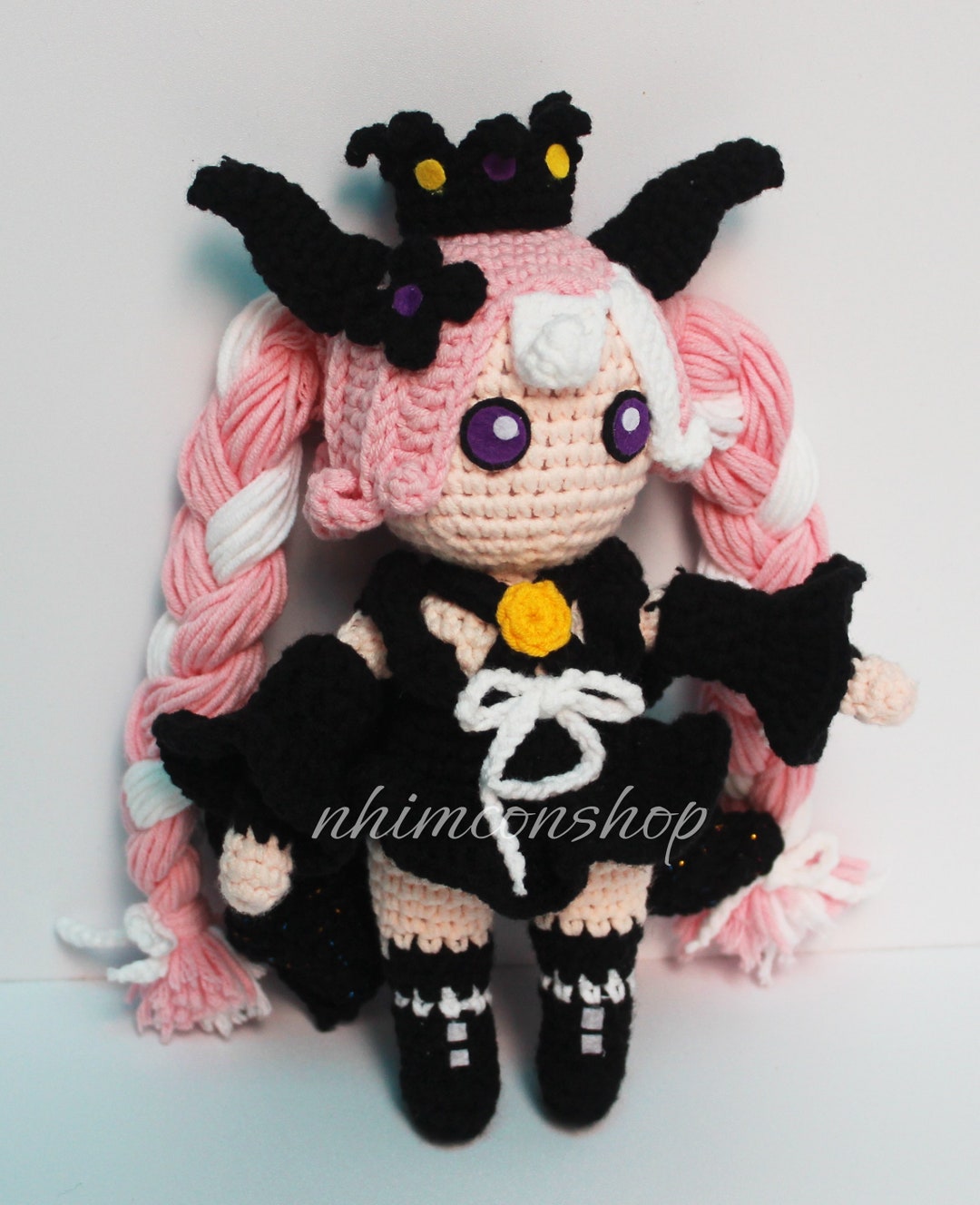 Shinigami Chibi Plushie Amigurumi Stuffed Toy Doll Handmade Softies ...