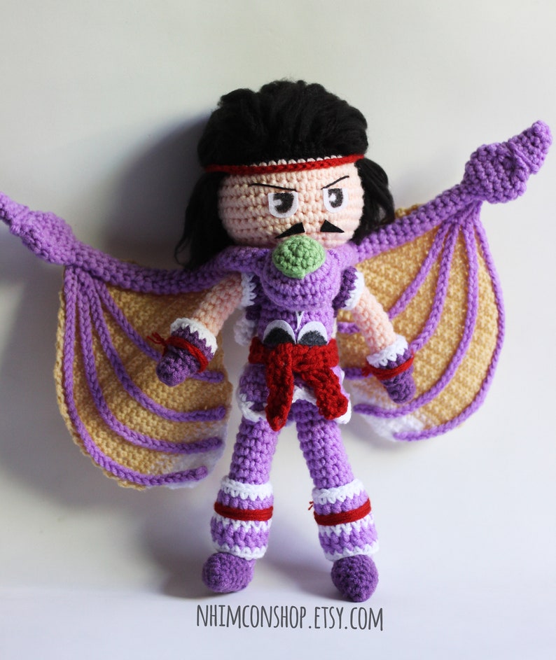 Haschel Legend of Dragoon Character With Wings Chibi Plushie - Etsy