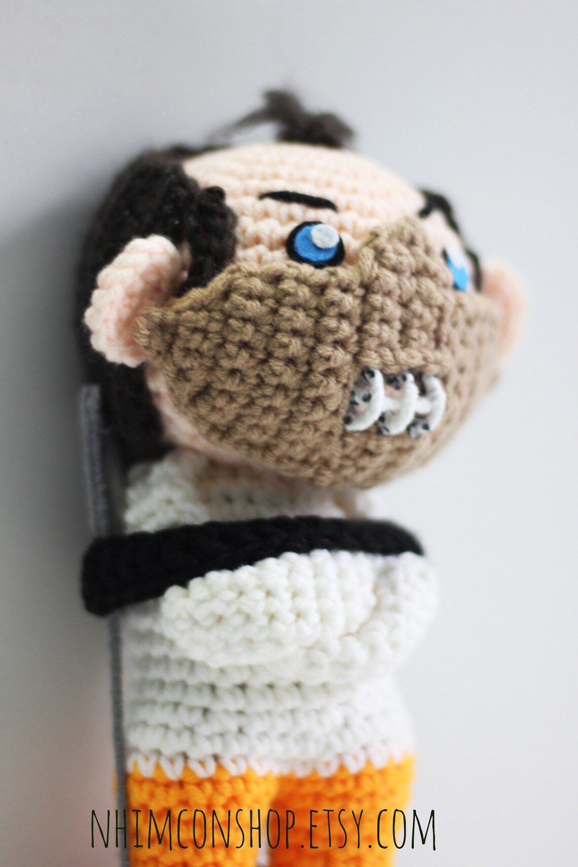 Handmade Hannibal Lecter Crochet Plushie: Movie Character Doll - Etsy