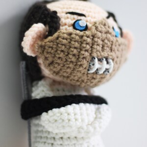 Handmade Hannibal Lecter Crochet Plushie: Movie Character Doll - Etsy