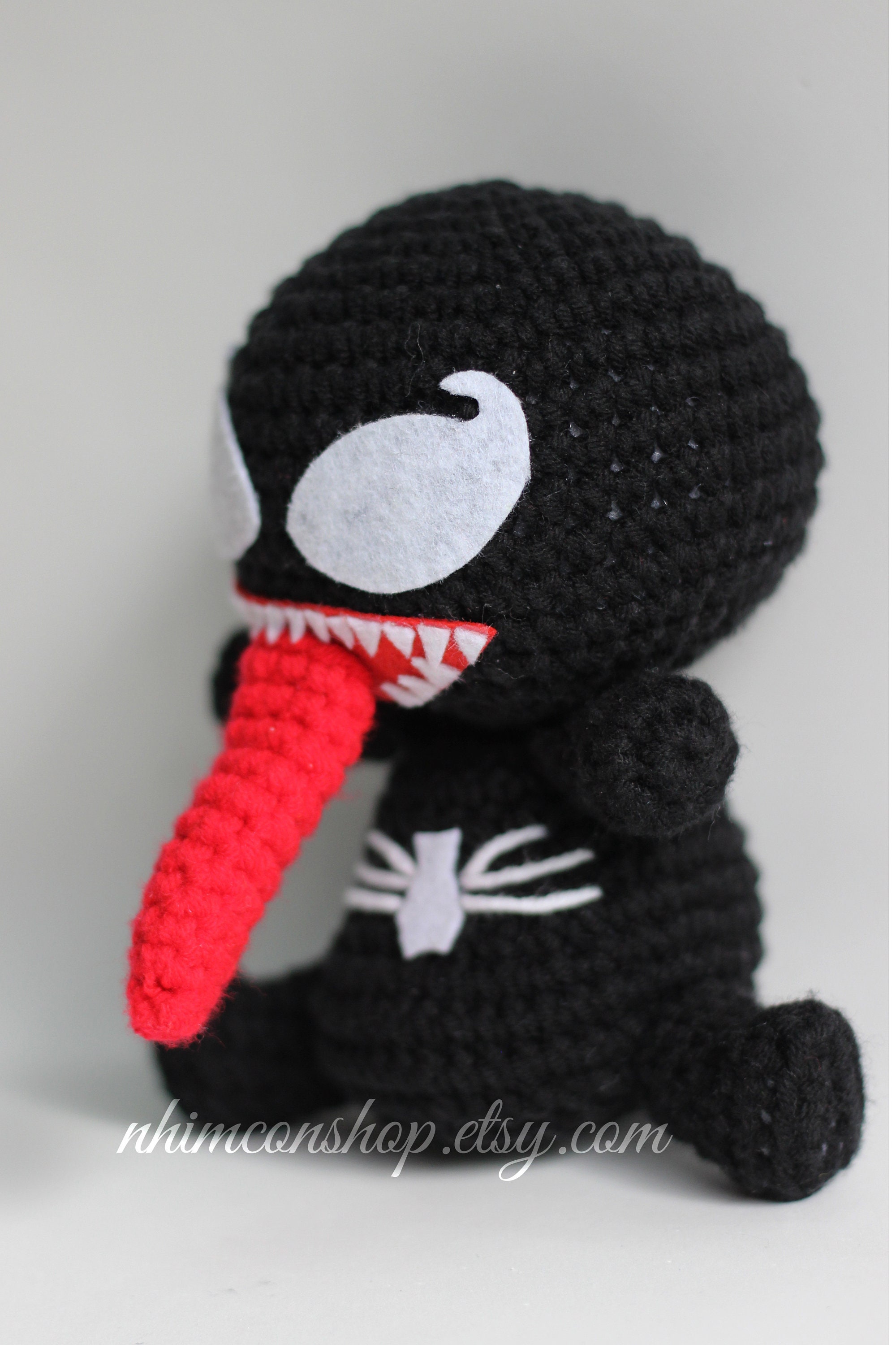 Venom Plush Plushie Amigurumi Stuffed Toy Doll - Etsy UK