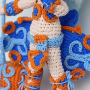 Meru Legend of Dragoon Character With Wings Chibi Plushie Amigurumi ...