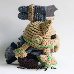 Silvally Null Type Pokemon Sun and Moon Alola Chibi Plushie Amigurumi ...