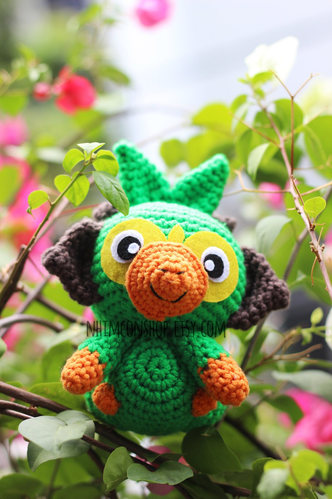 Grookey Pokemon Sword Shield Chibi Plushie Amigurumi Stuffed - Etsy