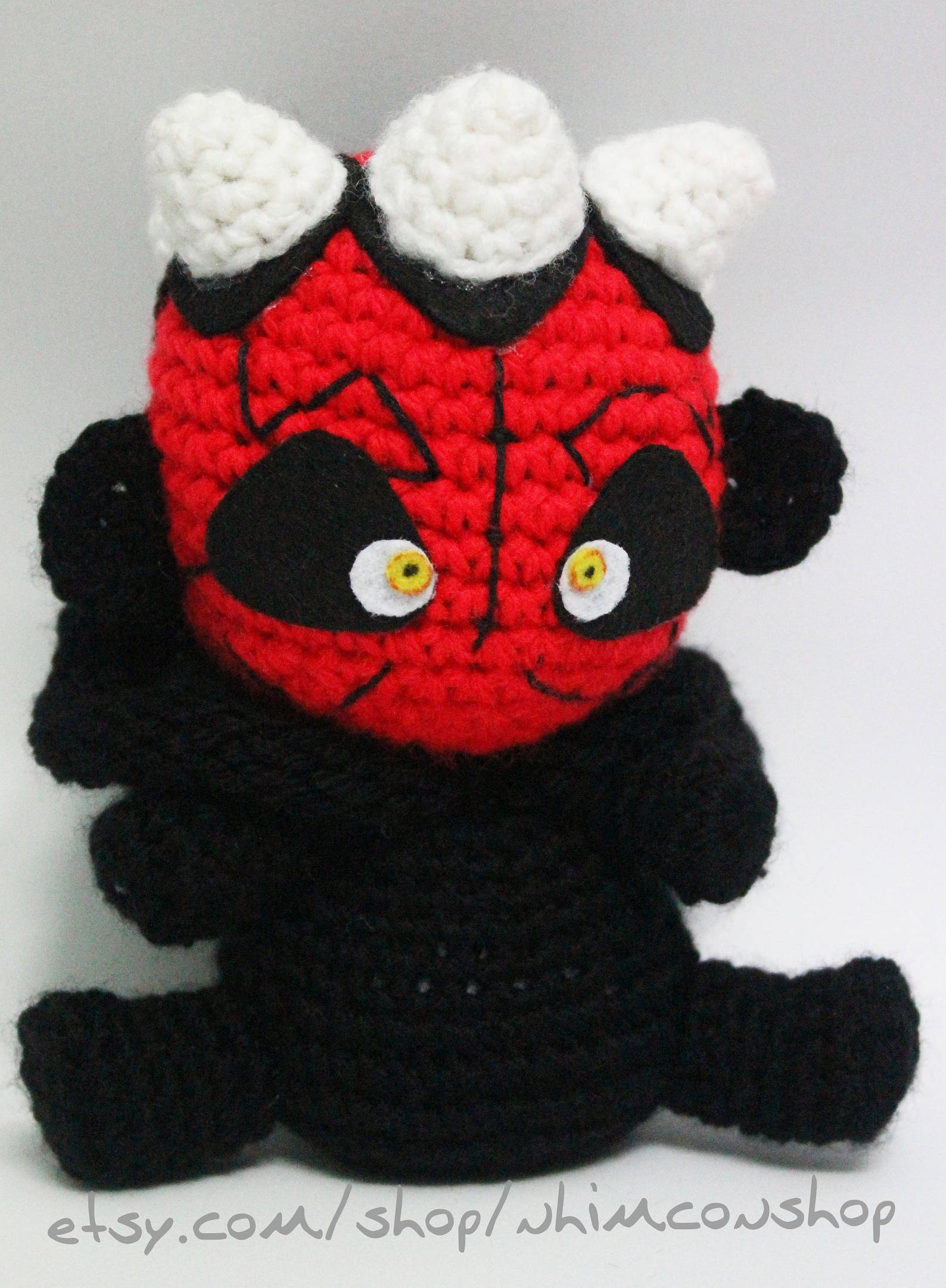 Handmade Crochet Chibi Plushie: Evil Crime Lord Doll - Etsy