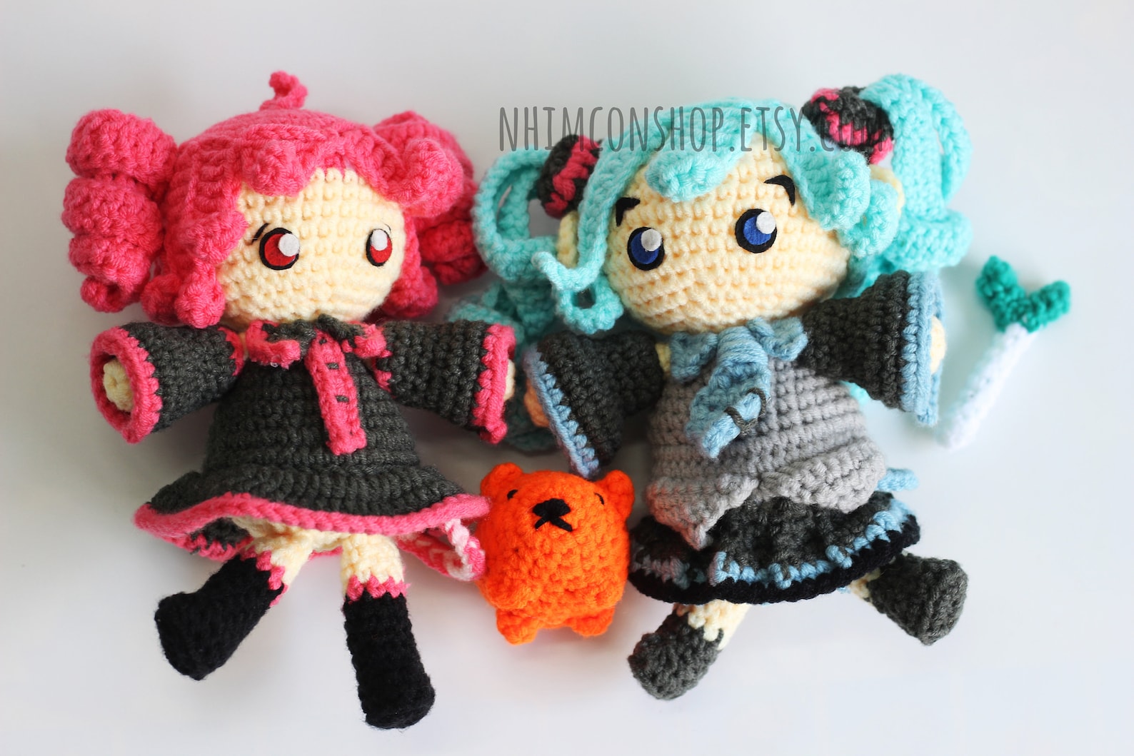 Teto Kasane vocaloid Chibi Plushie Amigurumi Stuffed Toy Doll | Etsy
