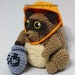 Tanuki Chibi Plush Tanuki Raccoon Plushie Tanuki Amigurumi Stuffed Toy ...