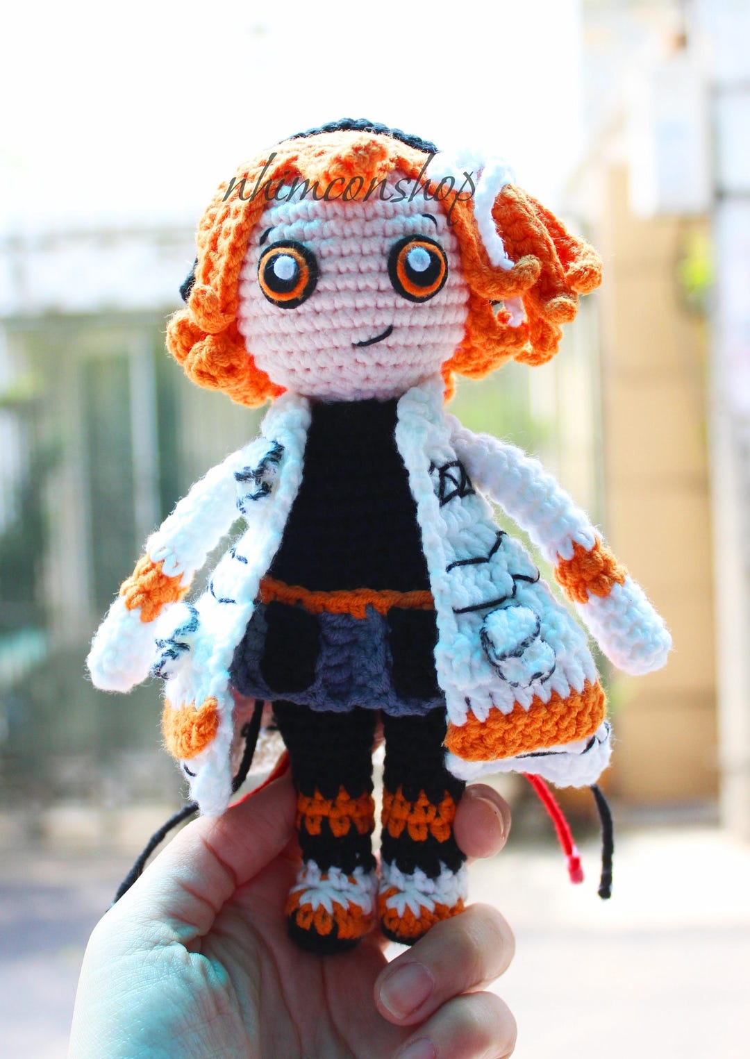 Adachi Chibi Plushie Amigurumi Stuffed Toy Doll Handmade Softies Gift ...