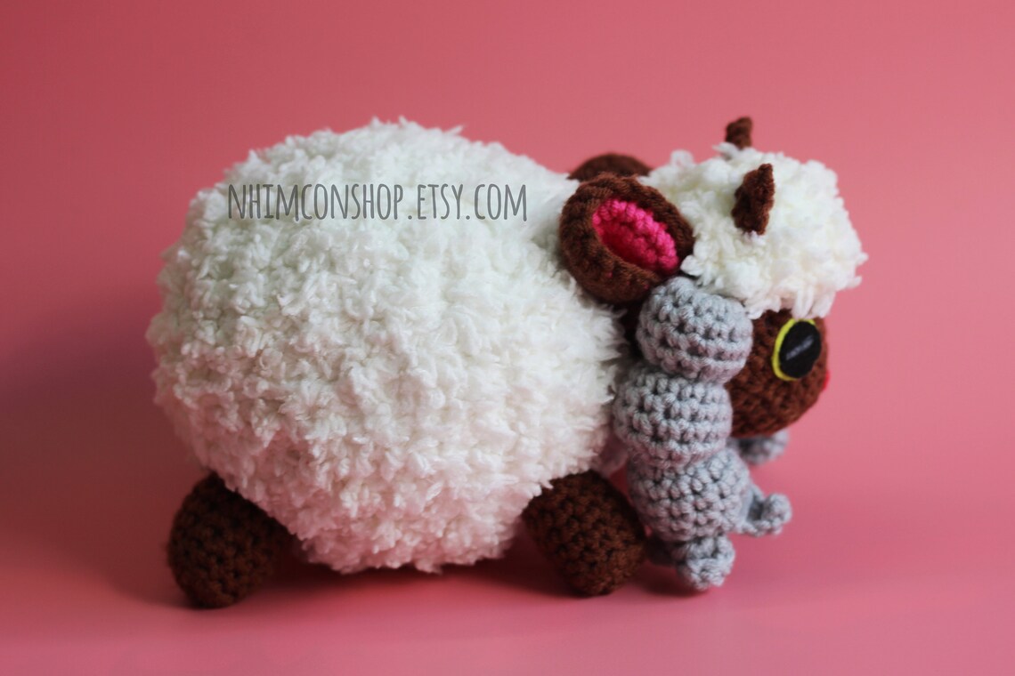 Wooloo Sheep Pokemon Sword Shield Chibi Plushie Amigurumi - Etsy