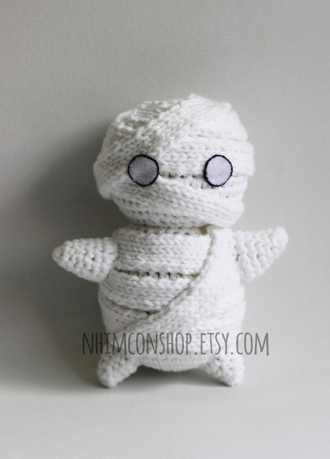 Cute Little Mummy Amigurumi Stuffed Toy Doll Handmade Gift Crochet ...