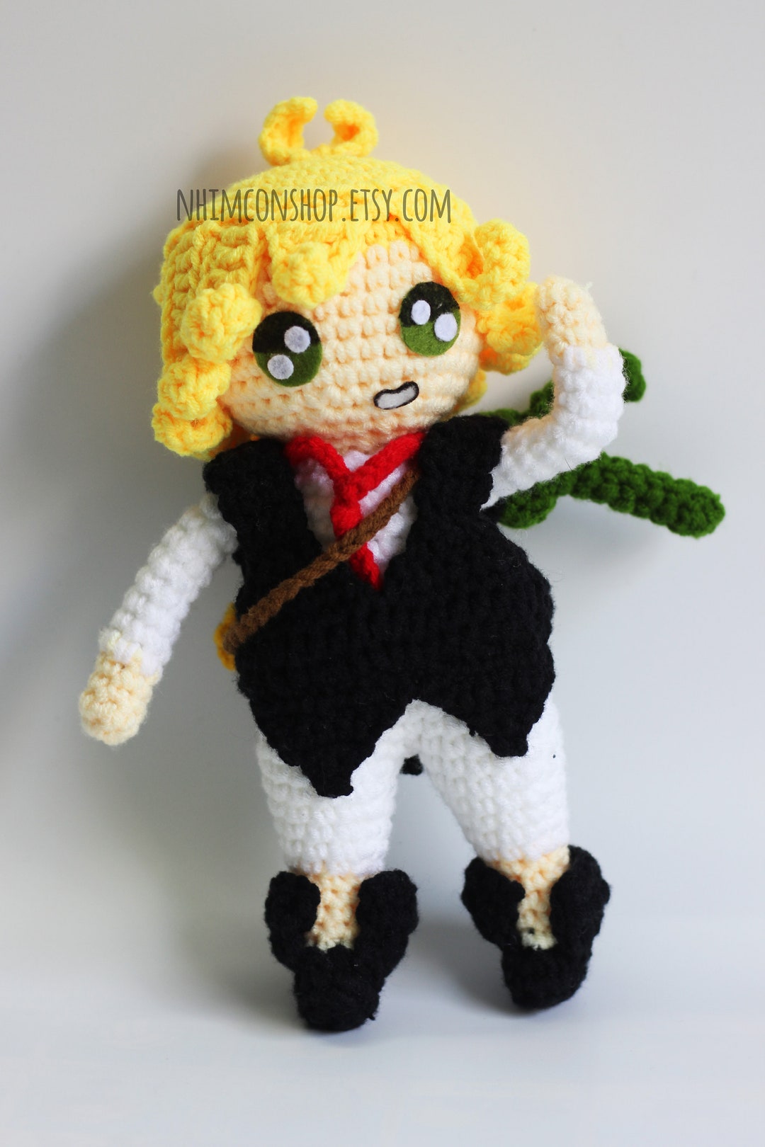 Knight Character Anime Manga Inspired Chibi Plushie Amigurumi Stuffed ...