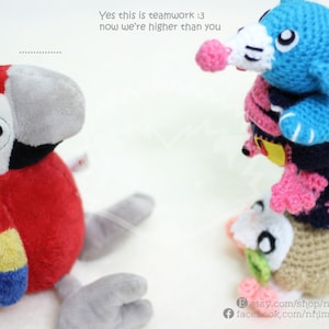 Rowlet Litten Popplio Pokemon Sun Moon Alola Starter Chibi Plushie Amigurumi Stuffed Toy Doll ...