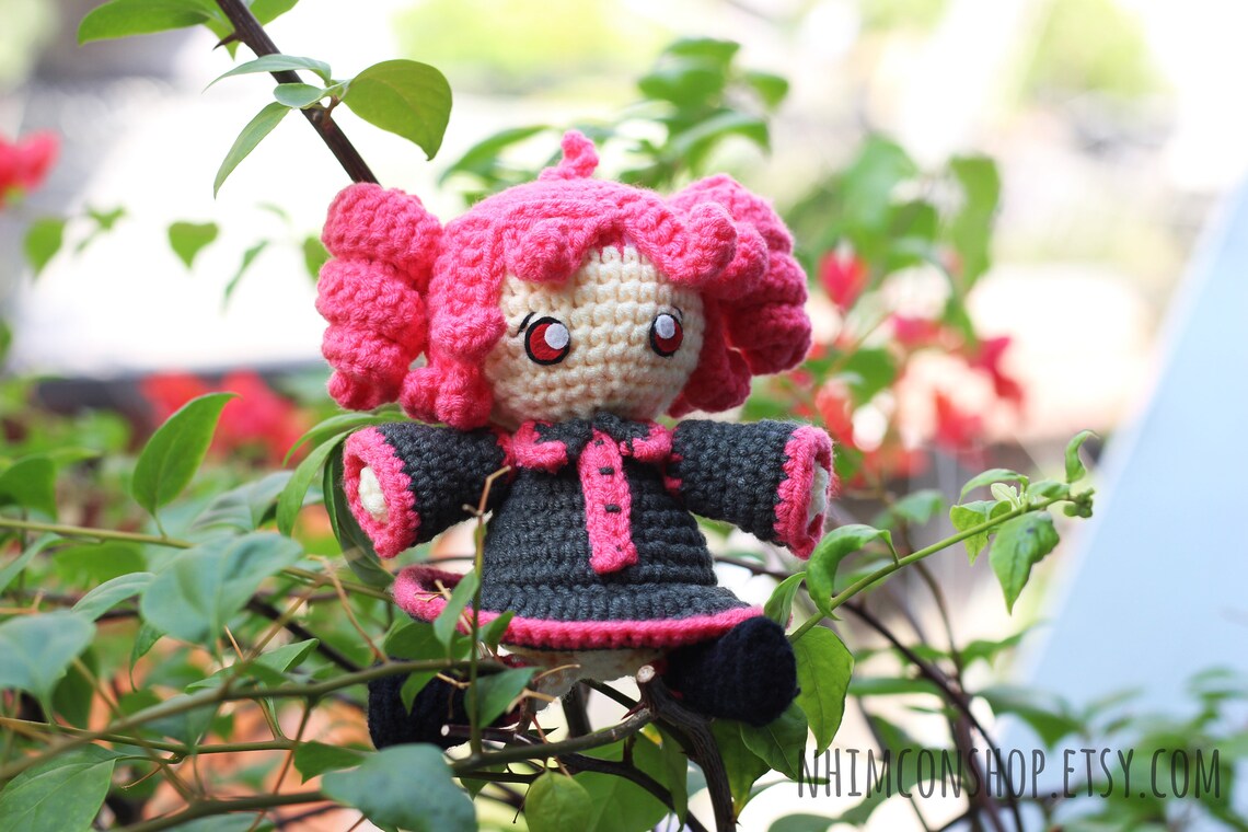 Teto Kasane vocaloid Chibi Plushie Amigurumi Stuffed Toy Doll | Etsy