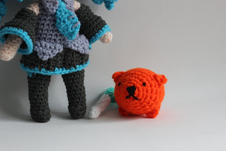 Virtual Singer Character in Standing Pose Chibi Plushie - Etsy