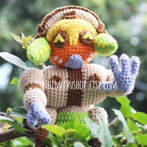 Orisa Robot Chibi Plushie Amigurumi Stuffed Toy Doll Handmade Softies ...