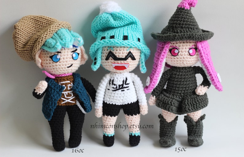 Splatoon Octoling Customize Character Chibi Plushie Amigurumi | Etsy