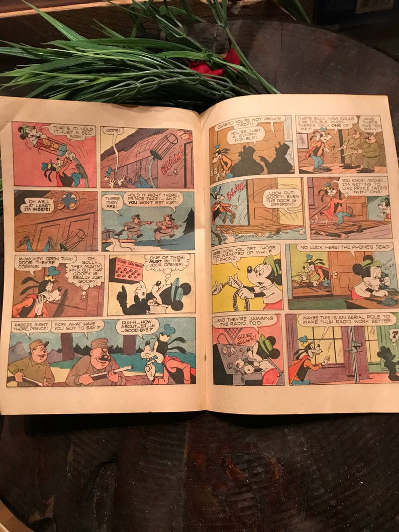Mickey Mouse Goofy Comic Book Walt Disney Gold Key 1971 Prince - Etsy