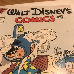 Donald Duck Cookout Picnic Huey Duey Louie Comic Book Walt - Etsy