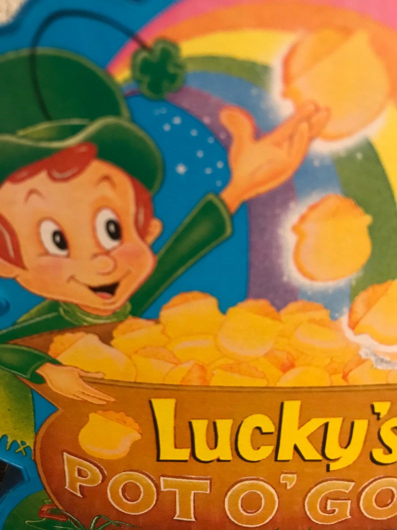 Lucky Charms Cereal Luckys Pot Of Gold Musical Bank 1990s | Etsy