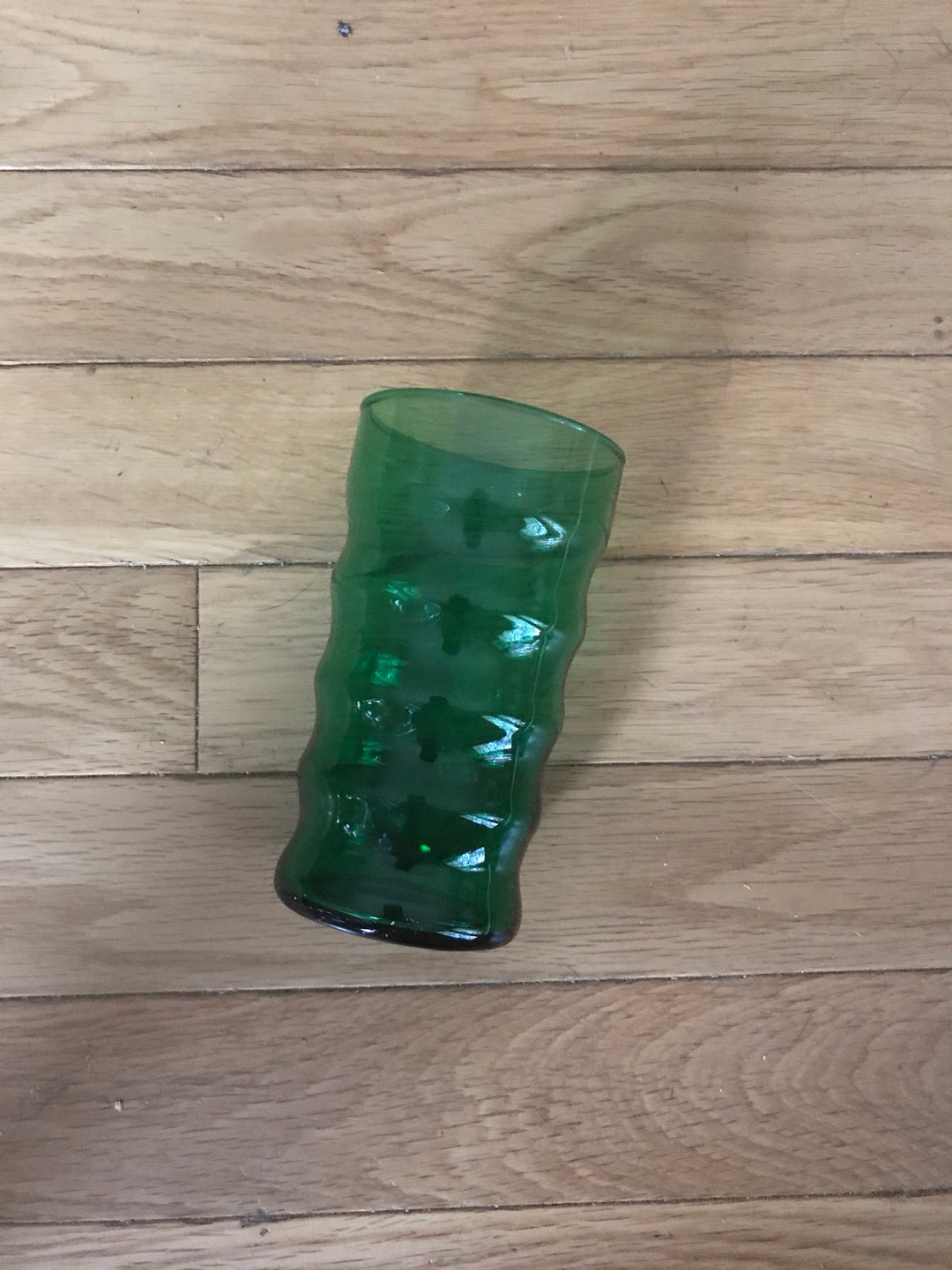 Green Glass Verde Water Milk Ice Tea 8 Ounce Size Style Lcww - Etsy