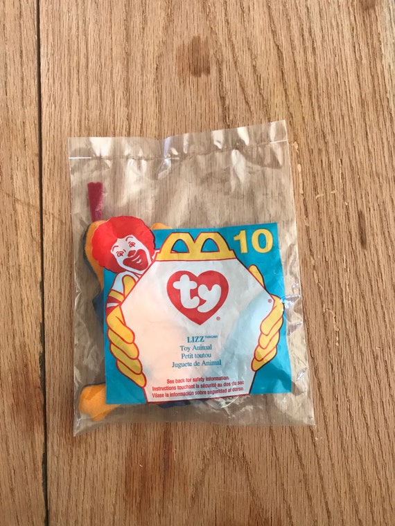 Ty Toy Lizz The Lizard Plush Collectible Official Number 10 | Etsy