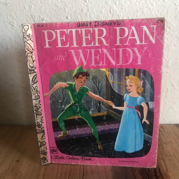 Peter Pan Golden Book - Etsy