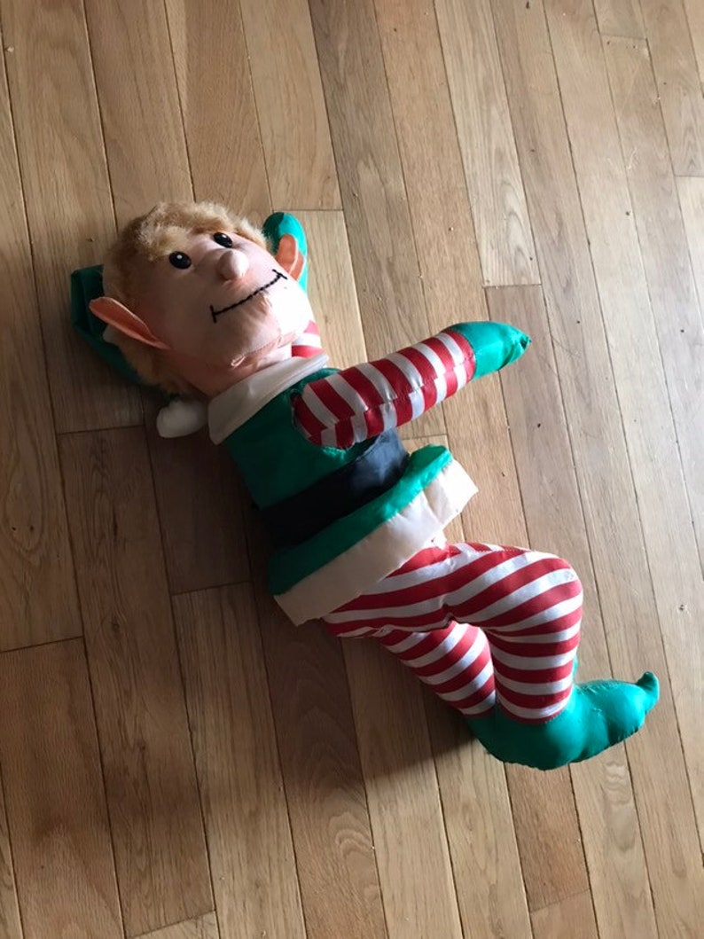 Christmas Elf His Job is Helping Papa Noel Keep Homes Happy - Etsy