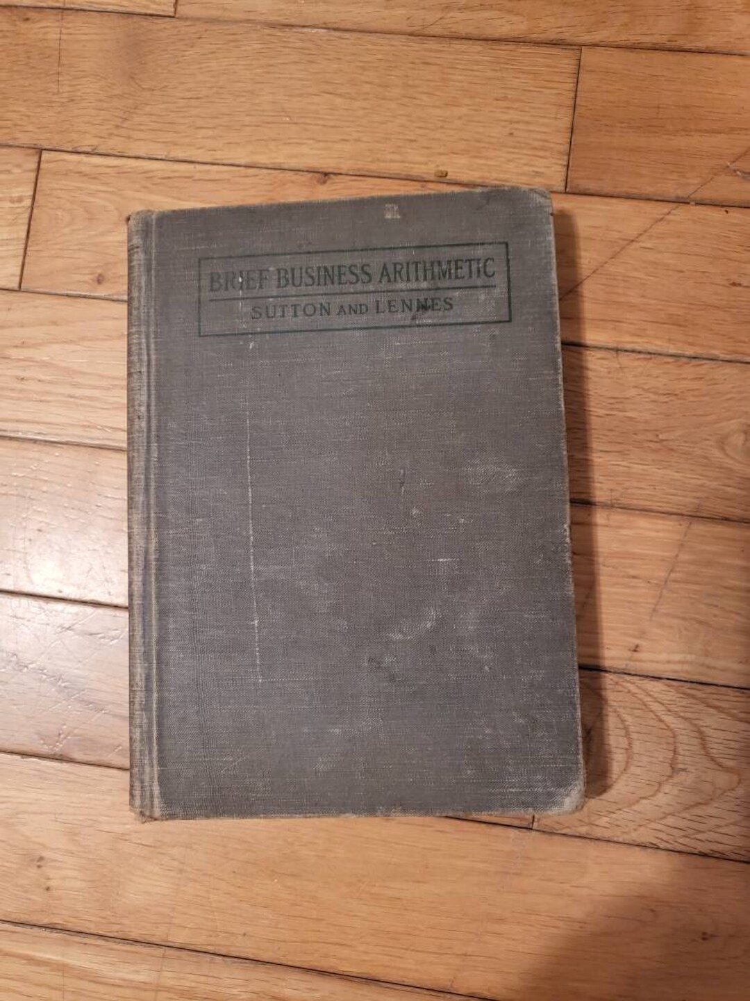 Brief Business of Arithmetic Old Antique School Book Hardcover ...